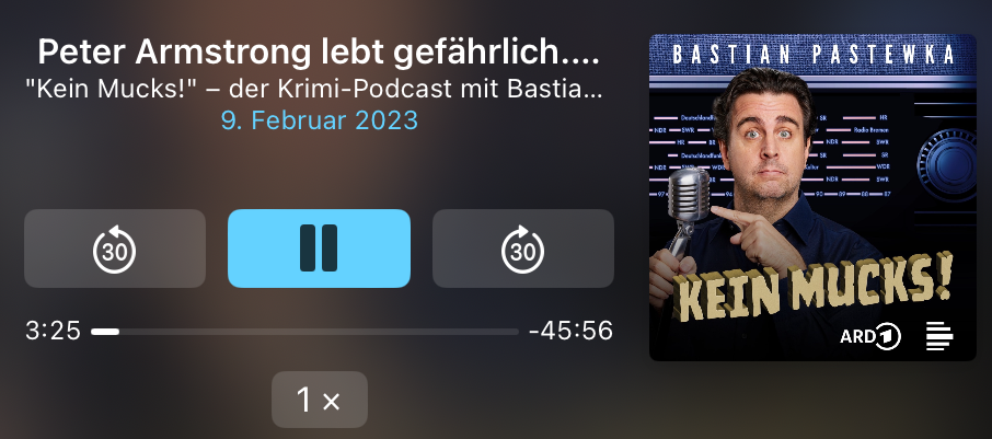 ostermeier.net - Kein Mucks! Peter Armstrong lebt gefährlich. Krimi-Podcast mit Bastian Pastewka